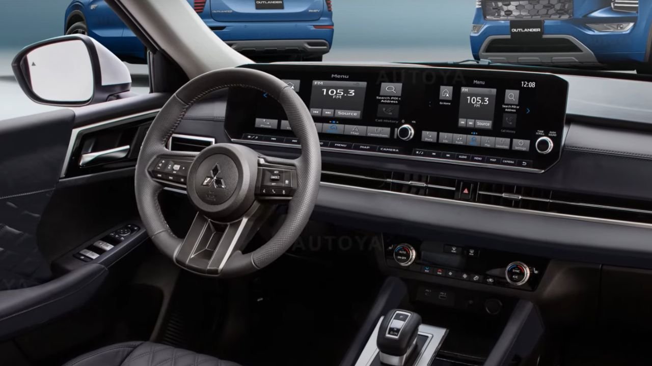 2026 Mitsubishi Outlander Rendering Reveals Bold Front and Rear Design ...