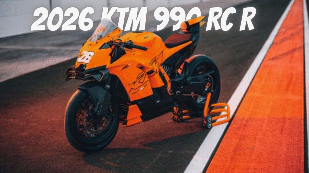 2026 KTM 990 RC R: 103 Nm Torque in a Lightweight Package - Pontos Auto